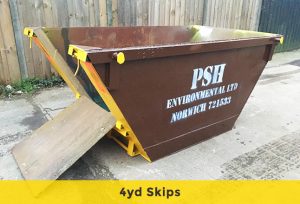 4 Yard Skips Hire Norfolk | PSH Environmental