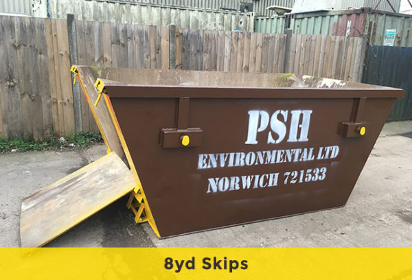 8 Yard Skip Hire Norfolk | Book Today PSH Environmental
