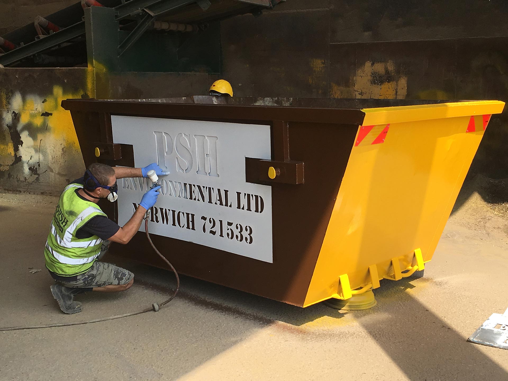 Renovating and reusing our skips | PSH Environmental